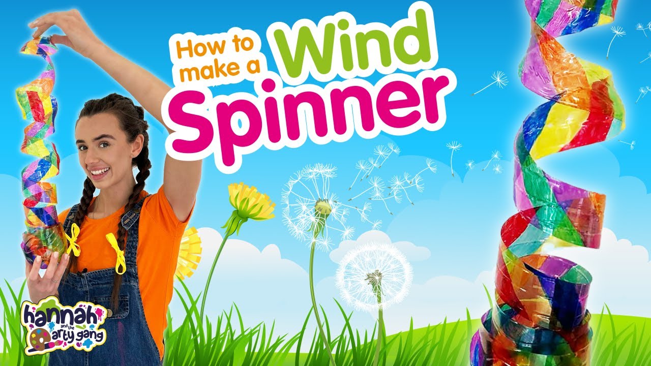 Crafting for kids || Wind Spinners || Fun arts and crafts to do at home ...