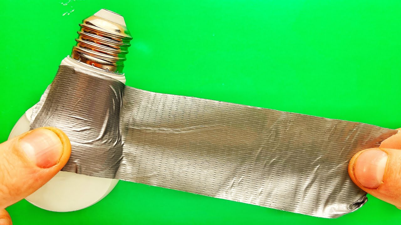 Why isn't it patented? Wrap an LED bulb and it becomes a work lamp ...