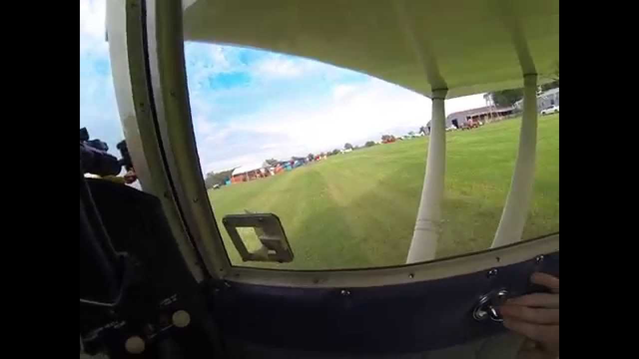 TOM EDMONDSON LANDING IA27 ANTIQUE AIRFIELD AUG 2014 - YouTube