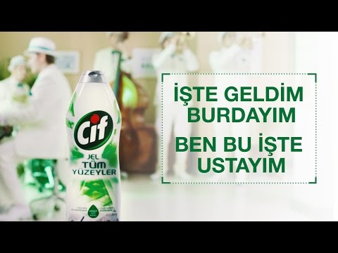 #iştegeldimburdayım ben bu işte ustayım! Tüm yüzeylerde Cif Jel'in gücü!
