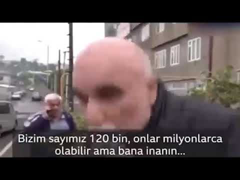 Bombadan korkmayan Türk ve bombadan kaçan ermeni