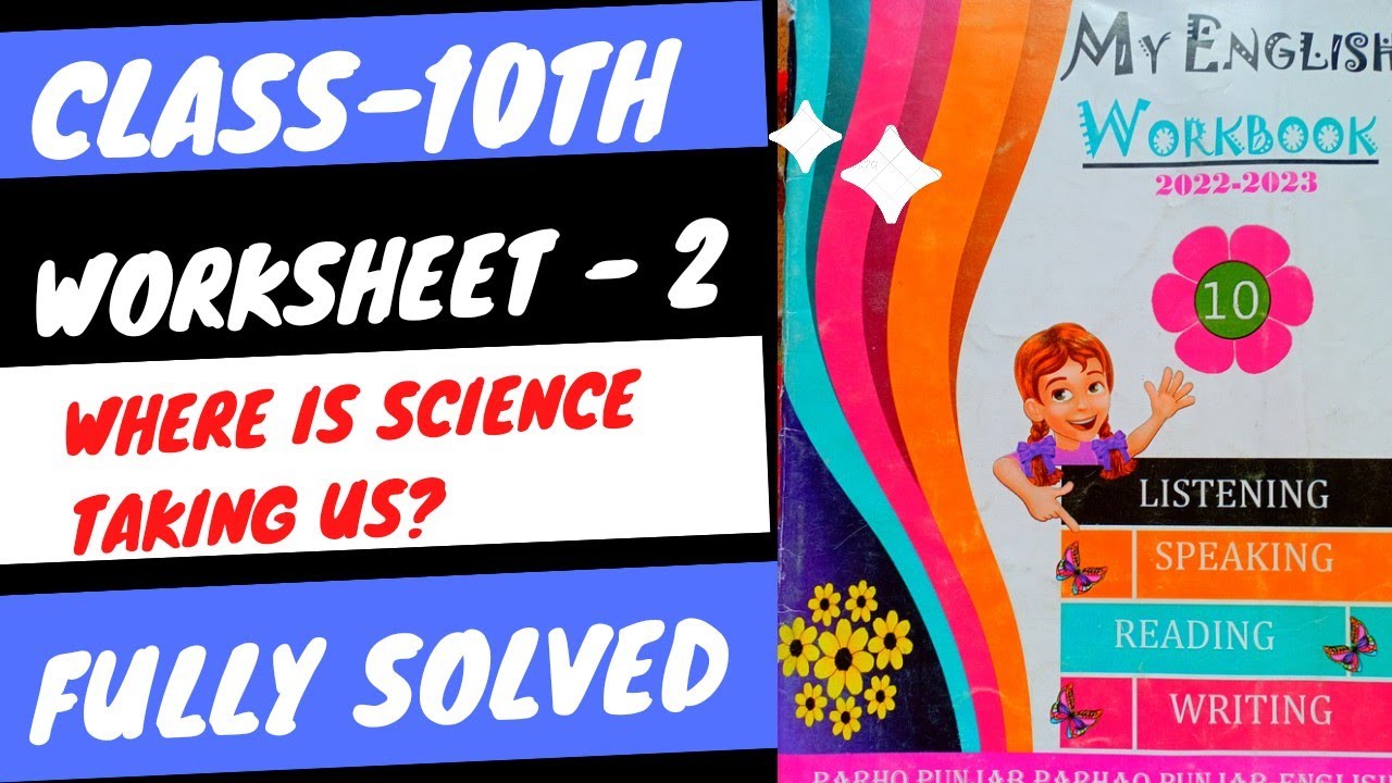 Class-10th English workbook solve Worksheet -2 (2022)@strongunity1798 ...