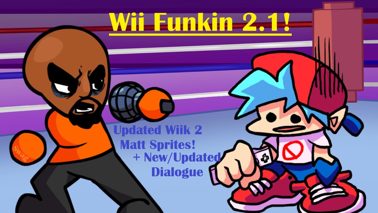 Wii Funkin' 2.1 (VsMatt)! [Updated Wiik 2 Sprites & Dialogue] - Friday ...