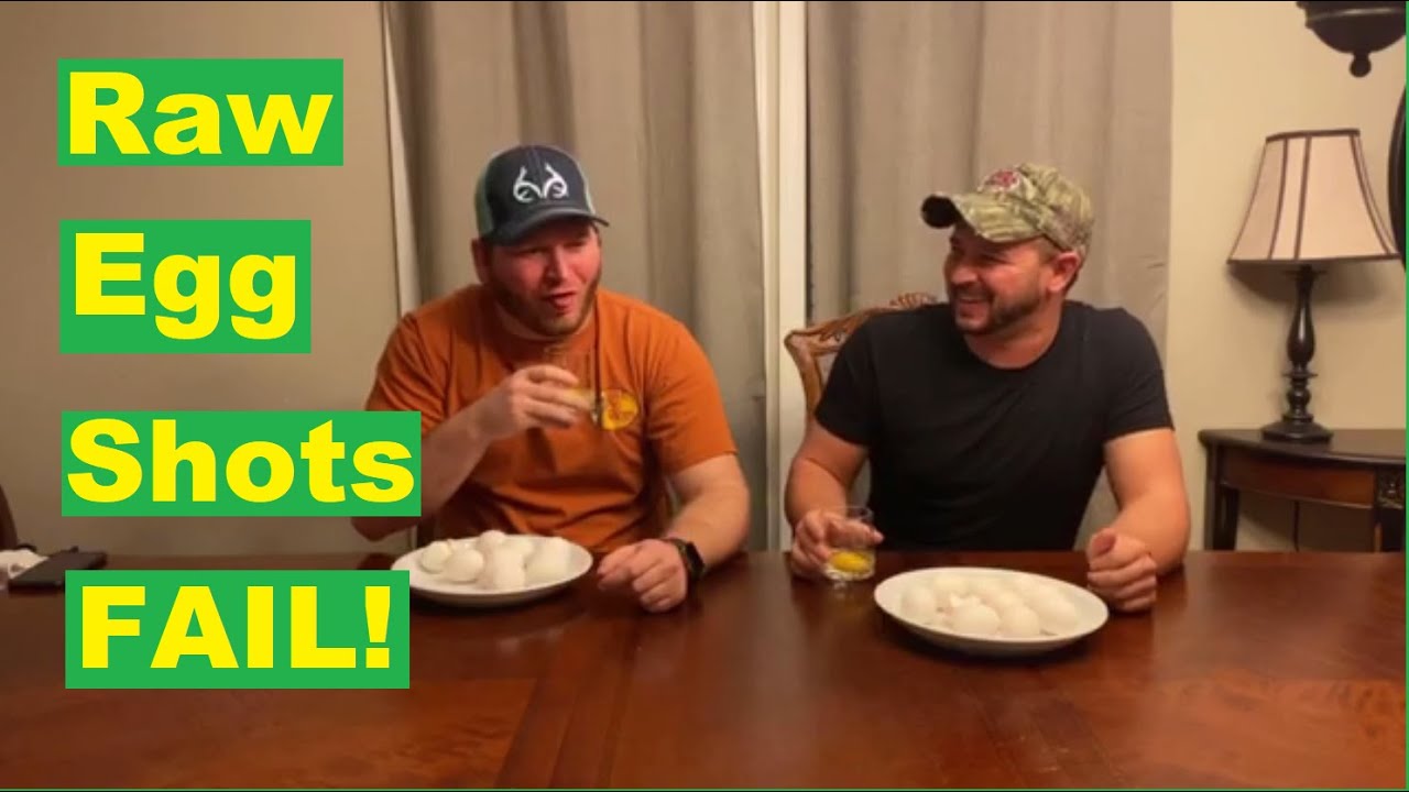 Raw Egg Shots - YouTube