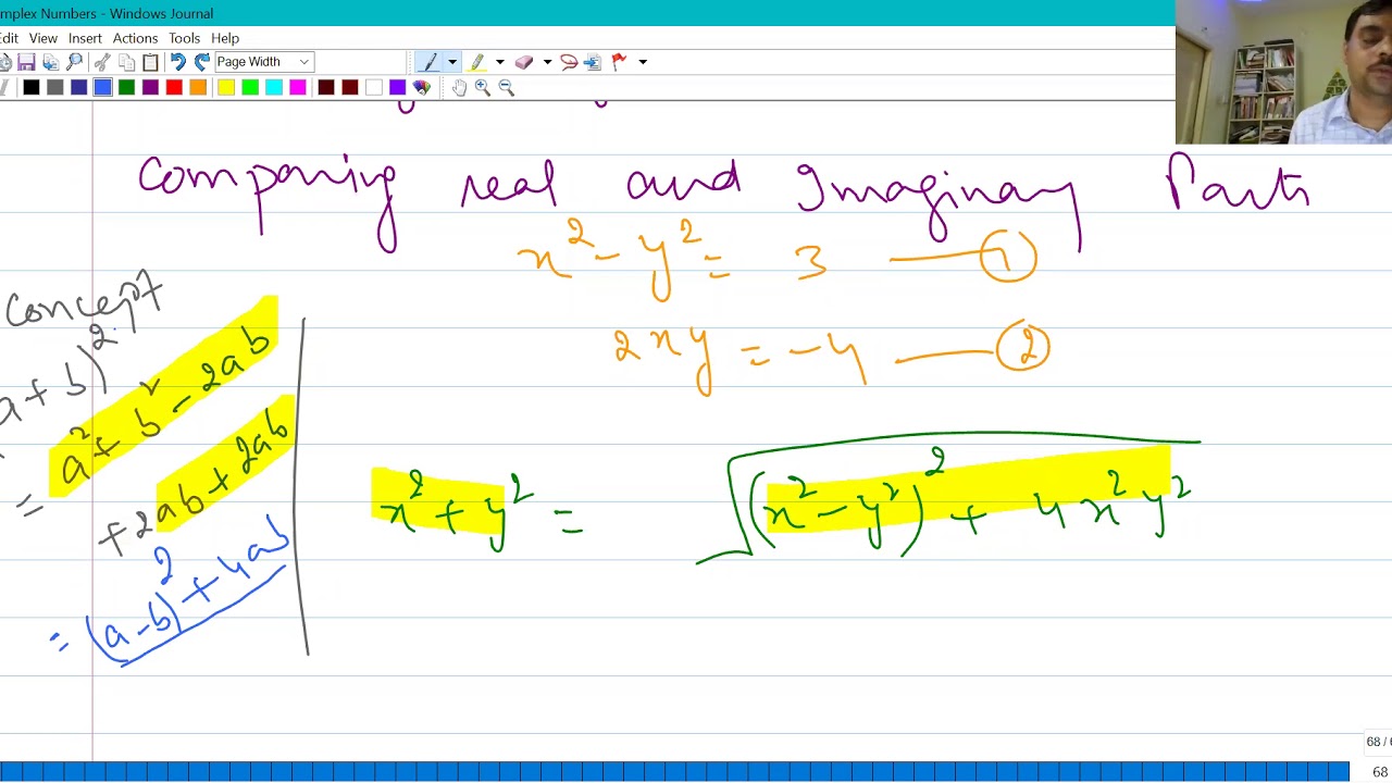 Complex Numbers-11(Square Root of a Complex Number) - YouTube