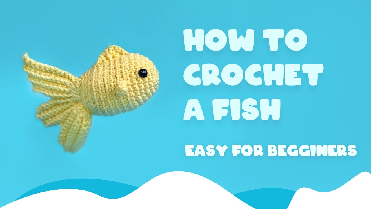 How to crochet a Fish? | Easy Pattern (English Subtitle) - YouTube
