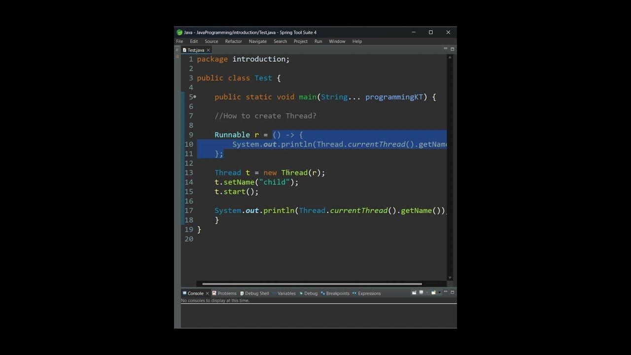How To Create Thread In Java Java Coding Programmingkt Corejava Python Dsa Trending