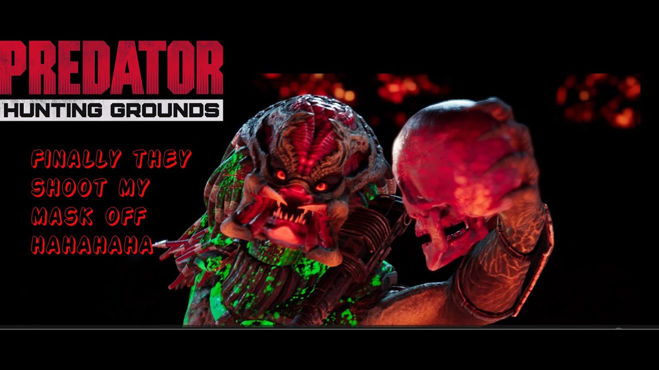 Predator Hunting Ground Mr.black mask off - YouTube
