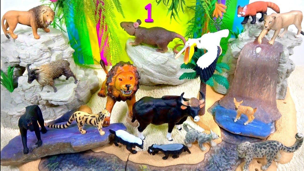 Learn about Wild Animals 🐯 INDIAN ANIMALS 🐊 Safari Toys For Kids ...