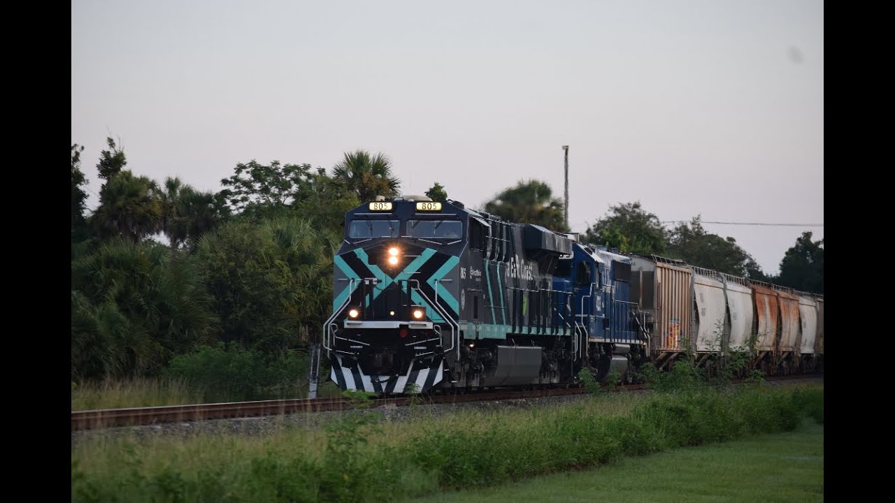 Recent FEC Railfanning. Ft. 425 and the OCS. - YouTube