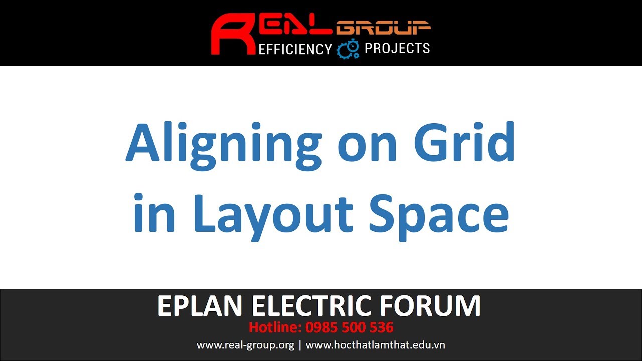Aligning On Grid In Layout Space EPLAN Education YouTube Aligning On Grid In Layout Space EPLAN Education YouTube