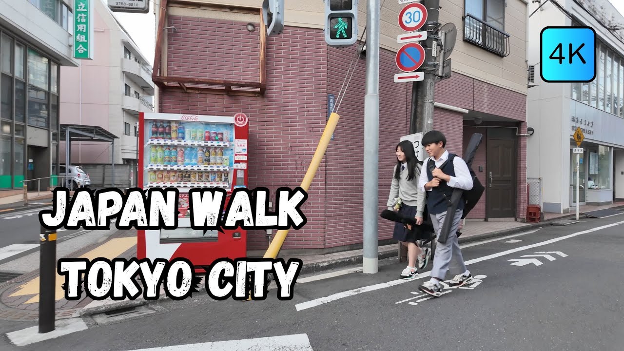 [Japan Walk 4K]japan walking tour in tokyo city walking in urban areas ...