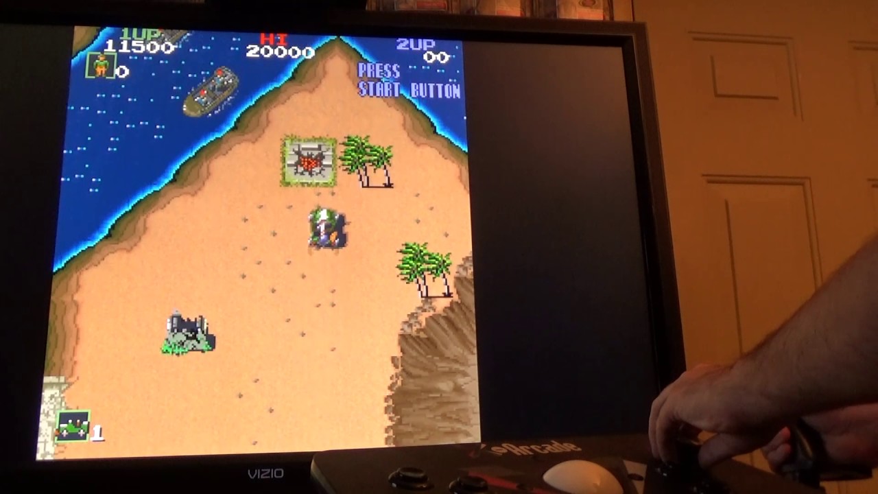 Jackal (Arcade) with Spinner Controller in MAME - YouTube