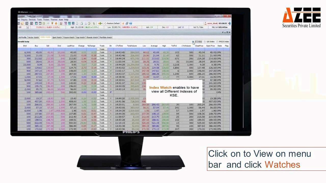PSX - Online Trading How to use Watchlists - YouTube