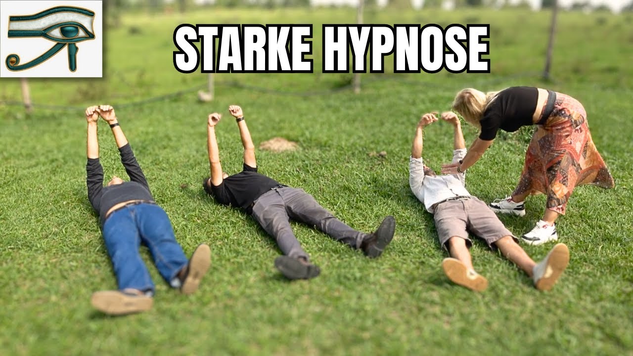 Eine Frau hypnotisiert drei Männer / Nonverbale Hypnose Meisterklasse ...