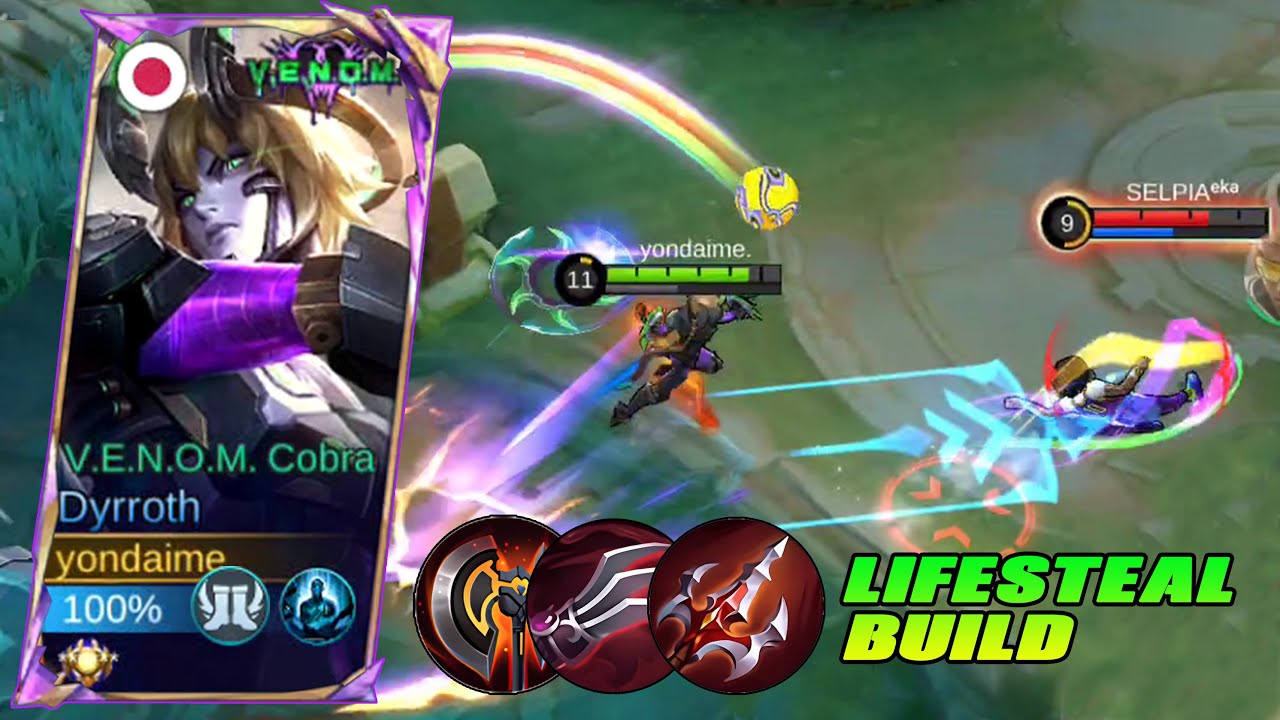 DYRROTH LIFESTEAL BUILD 2024!! - BEST BUILD DYRROTH FOR SUSTAINABILITY ...