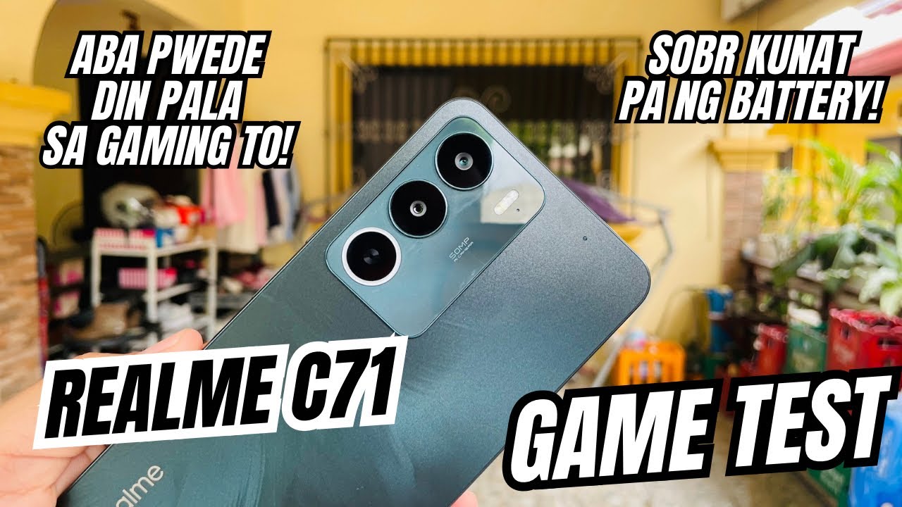 REALME C71 GAME TEST - ABA MATINDI DIN PALA ITO FOR BUDGET GAMING PHONE ...