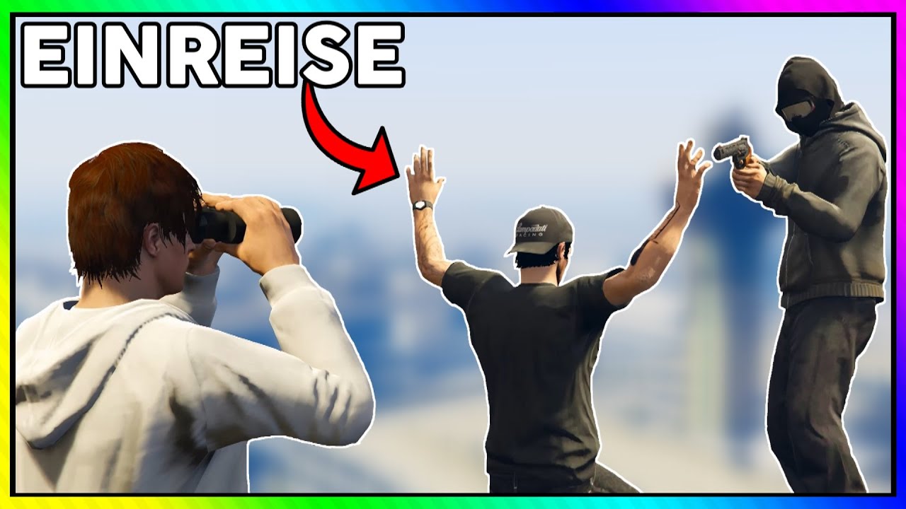 CRINGE EINREISE IN GTA RP - YouTube
