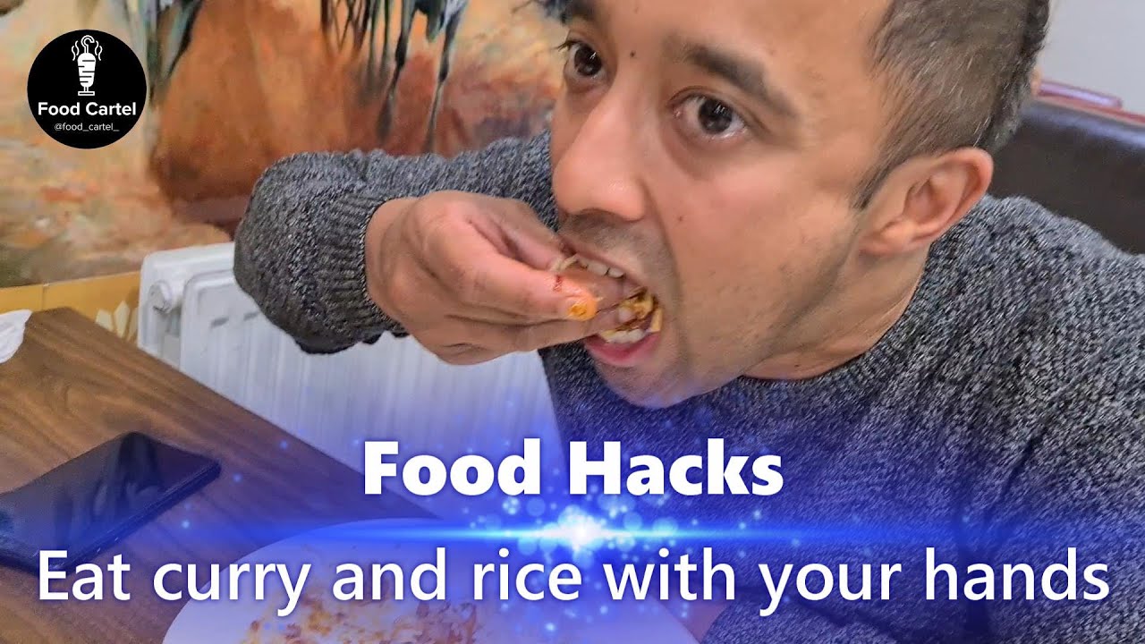 How To Eat Curry And Rice With Your Hands :: Food Hacks - YouTube