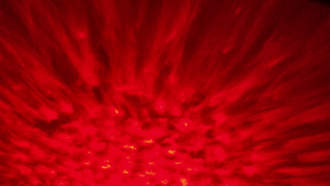 Red Flying Cloud LED Light Projector - YouTube