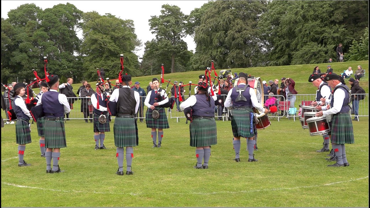 Camelon and District Pipe Band 2nd in Grade 4A finals at 2024 British ...