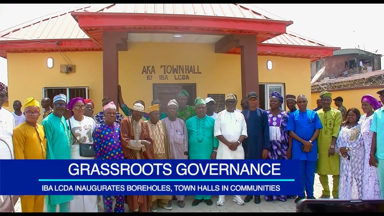 IBA LCDA INAUGURATES BOREHOLES, TOWN HALLS IN COMMUNITIES - YouTube