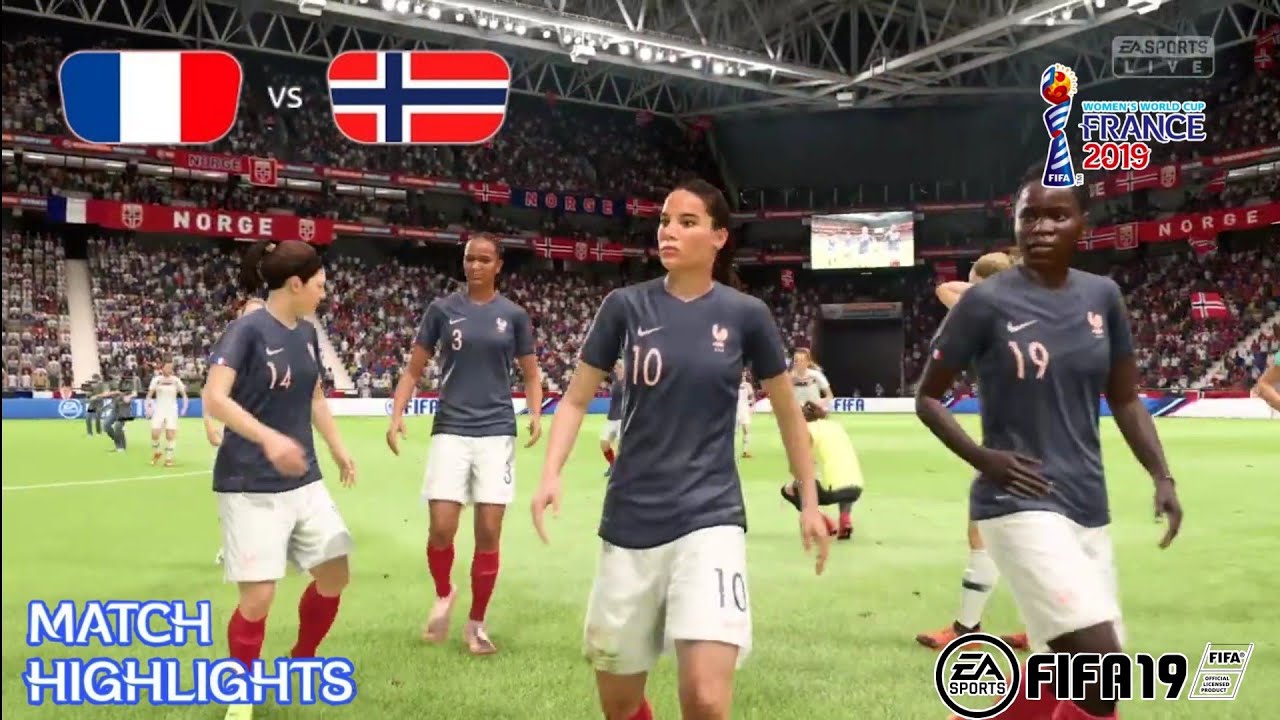 France v Norway | FIFA Women's World Cup France 2019™ Fifa 19 | Match ...