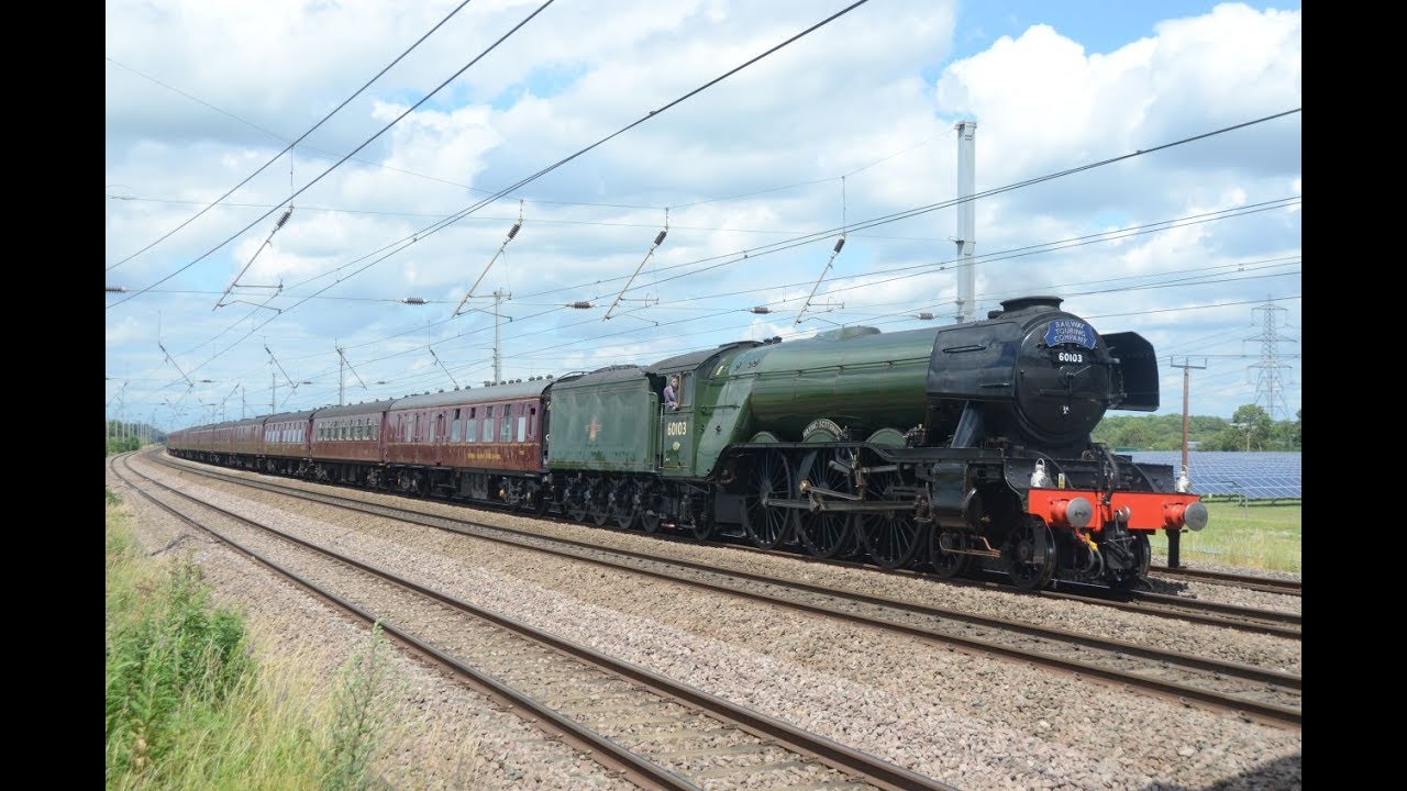 ECML Trains 2017 'Flying Scotsman', Skip & Skoda!, Sandy 24th June ...