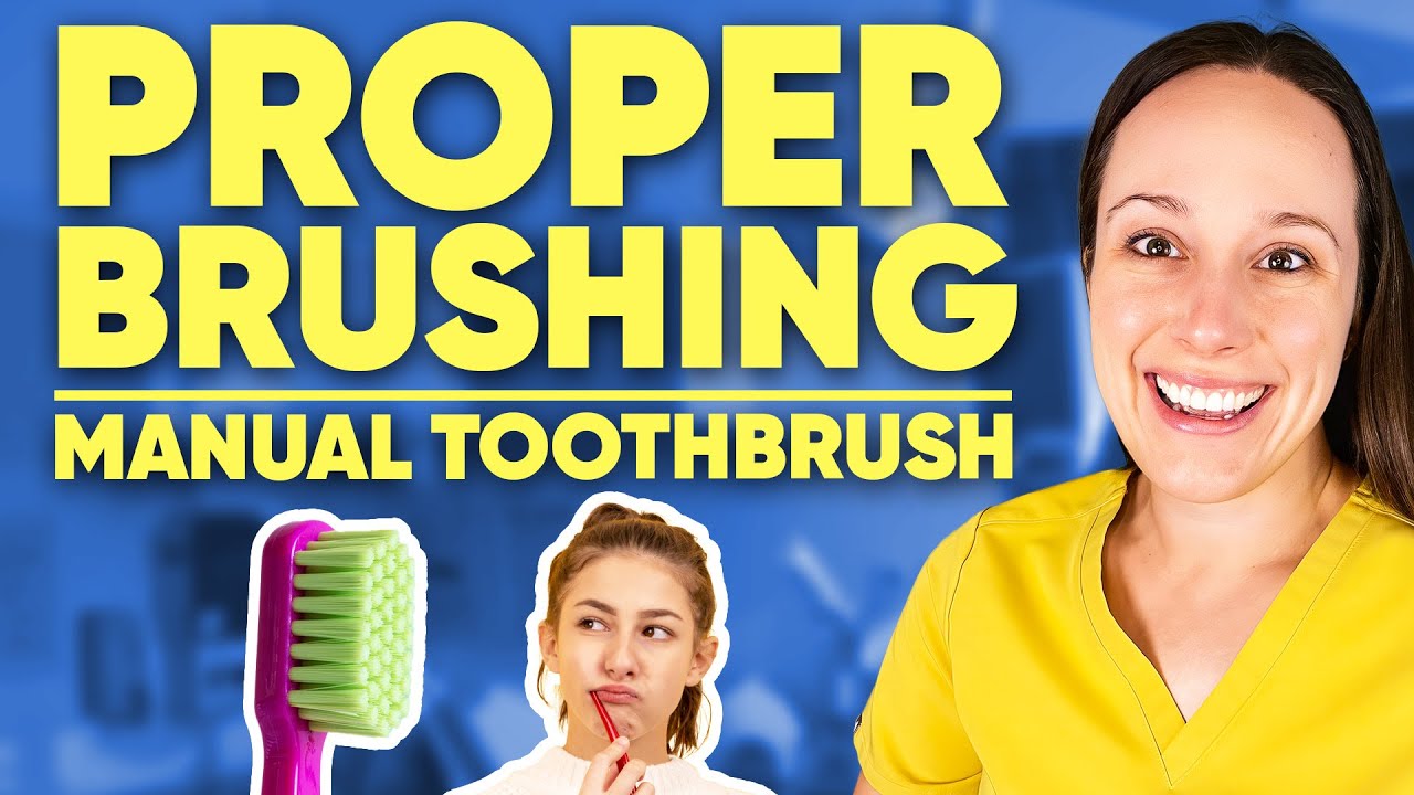 The BEST way to brush your teeth WITHOUT electric - YouTube
