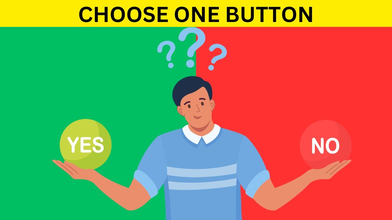 Choose one button - Yes or No challenge - YouTube