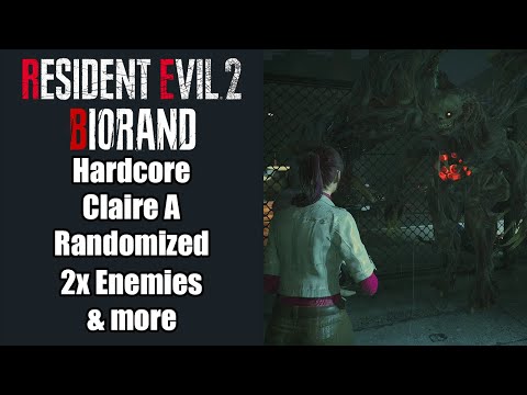 Resident Evil 2 Remake Hardcore Biorand (Claire A) (2x Enemy, Door, Inventory, & Lock Randomizer)