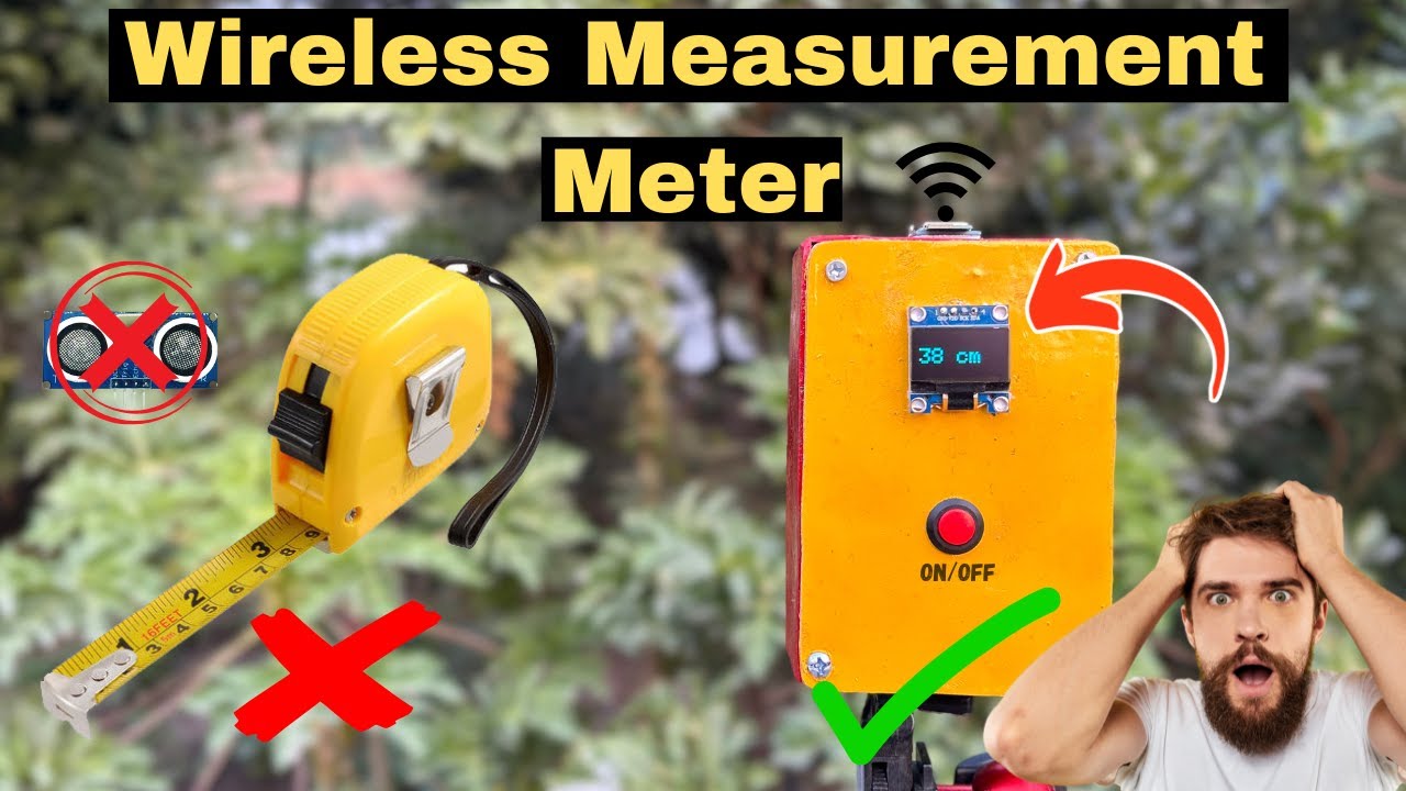 How To Make DIY Wireless Distance Measurement Meter At Home // Accurate ...
