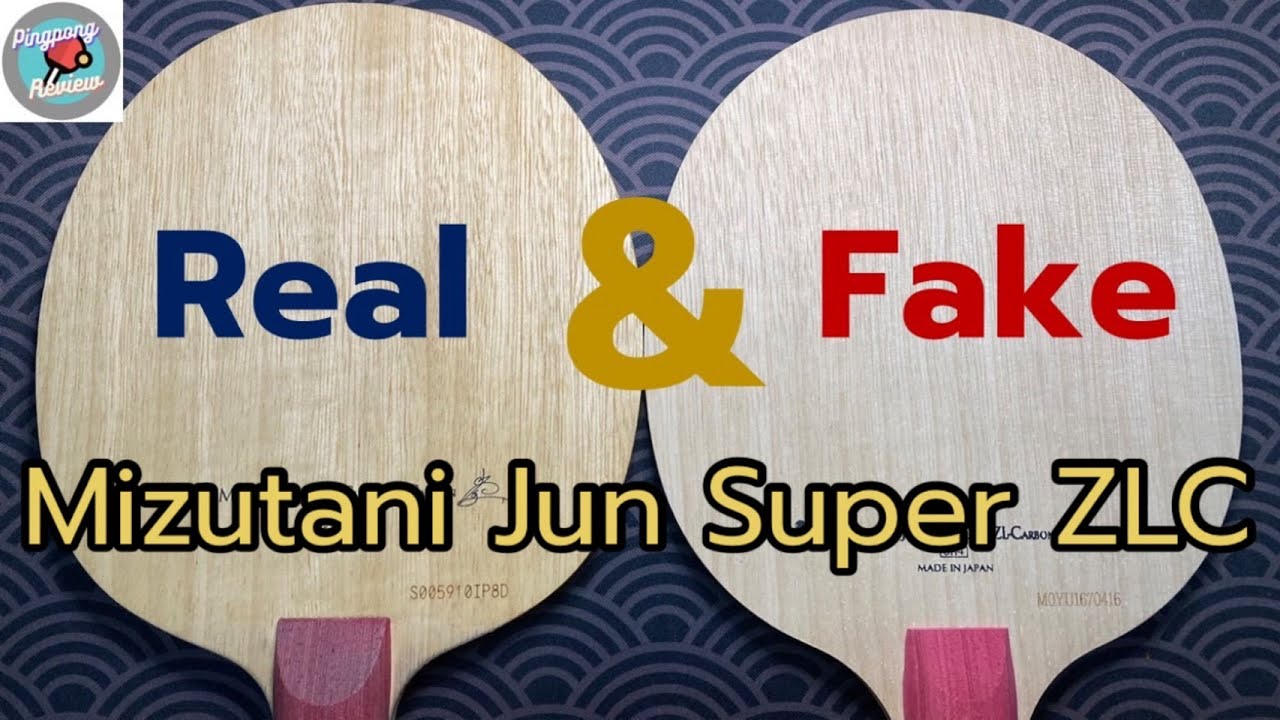 Compare Real & Fake Mizutani Jun Super ZLC เปรียบเทียบของจริงของปลอม - YouTube