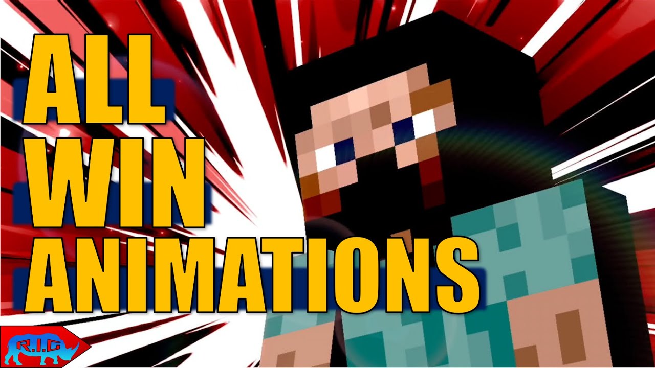 ALL ORIGINAL Steve Win Animations - Super Smash Bros. Ultimate - YouTube