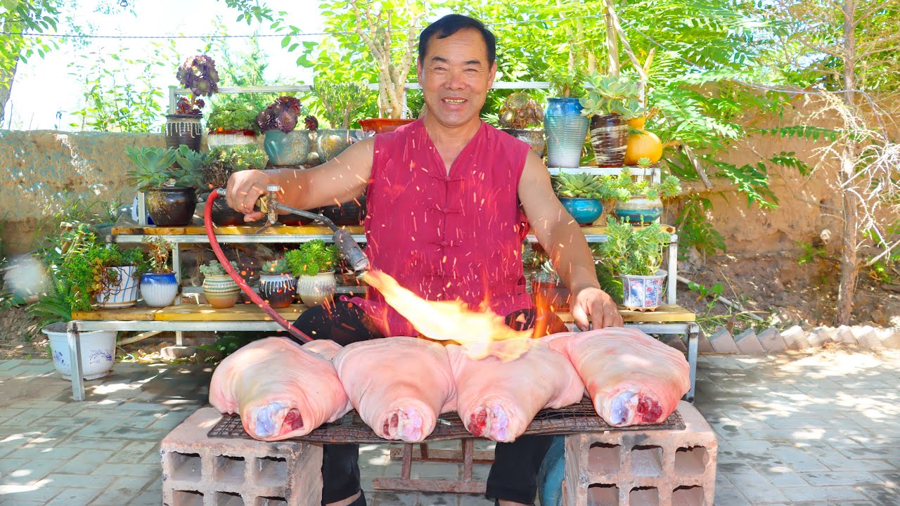 4 Pork Hocks for Only $15! ULTIMATE Spicy Boneless Recipe, Super EASY ...