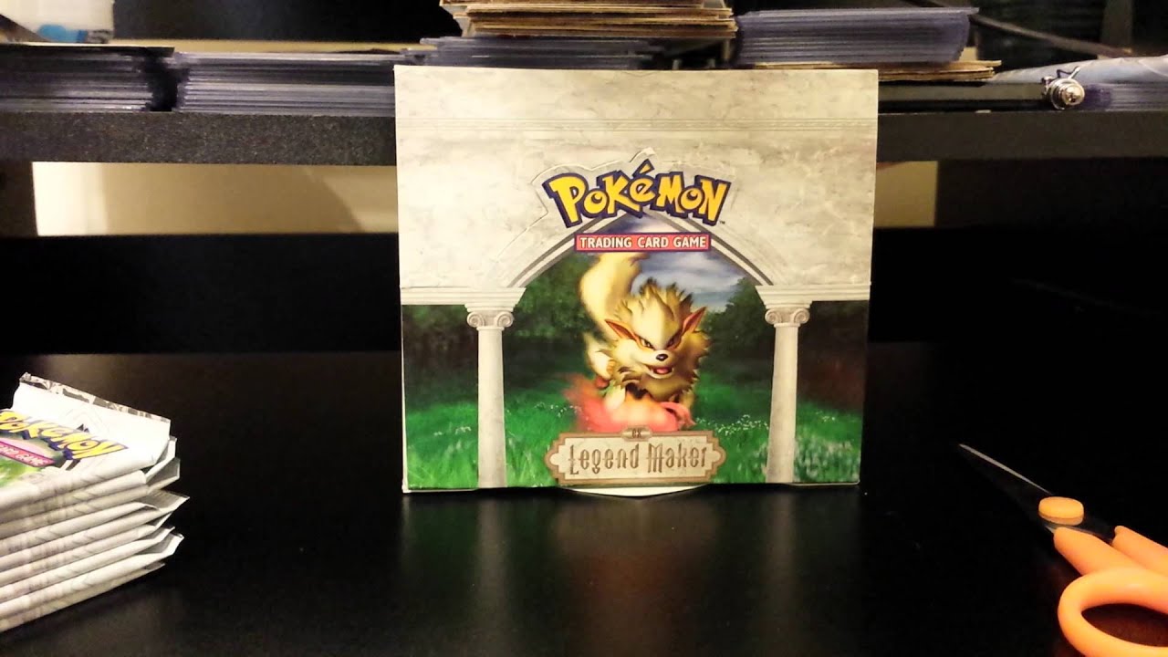 OPENING! EX LEGEND MAKER BOOSTER BOX GOLD STAR PULL!! Part 1 - YouTube