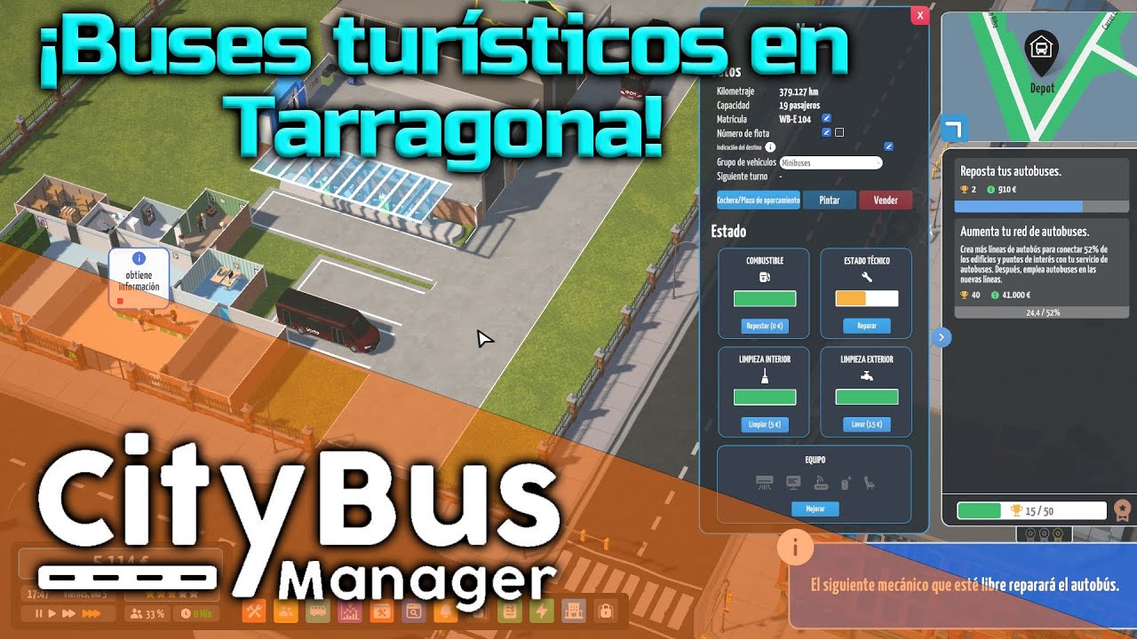 City Bus Manager #16 - ¡Buses turísticos en Tarragona! - YouTube