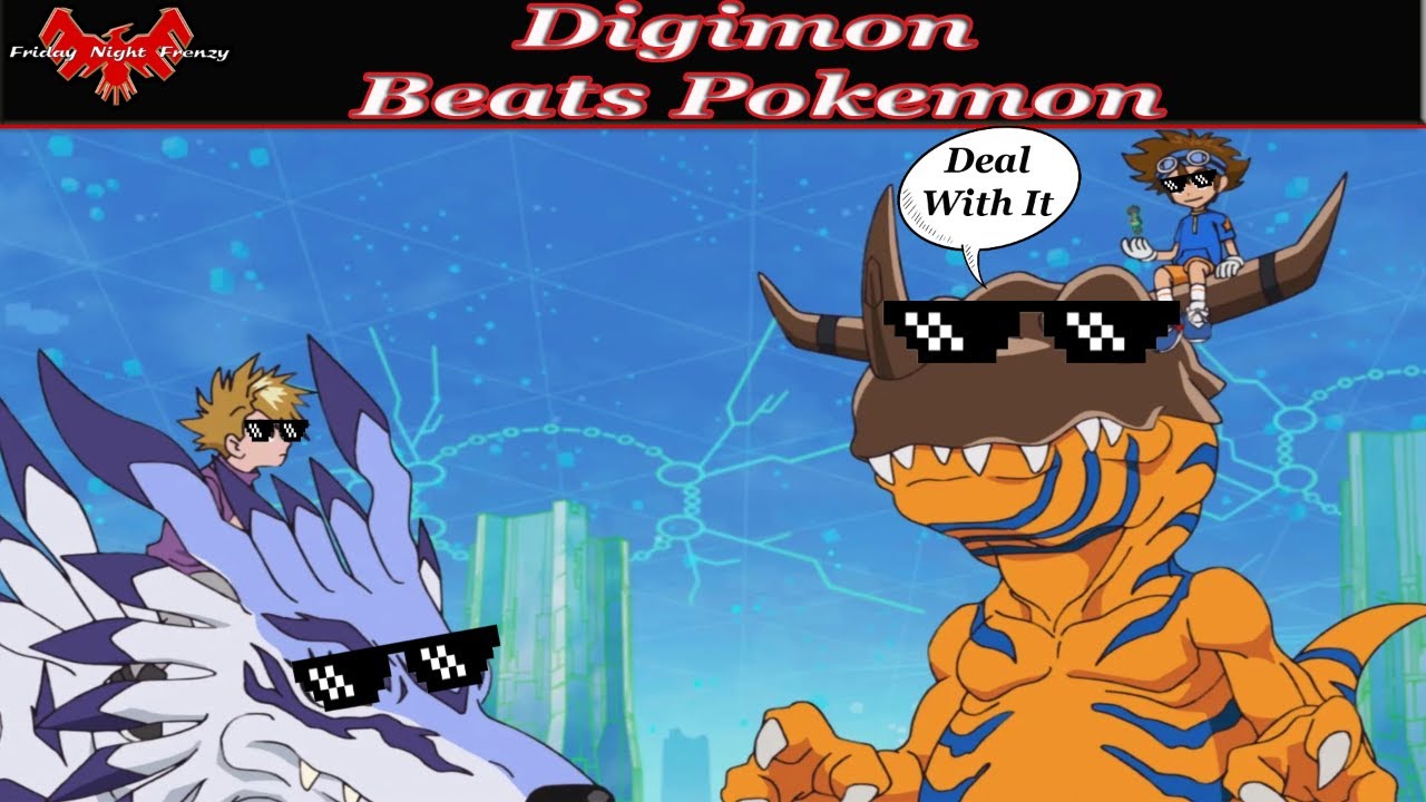 Digimon Pokemon Meme