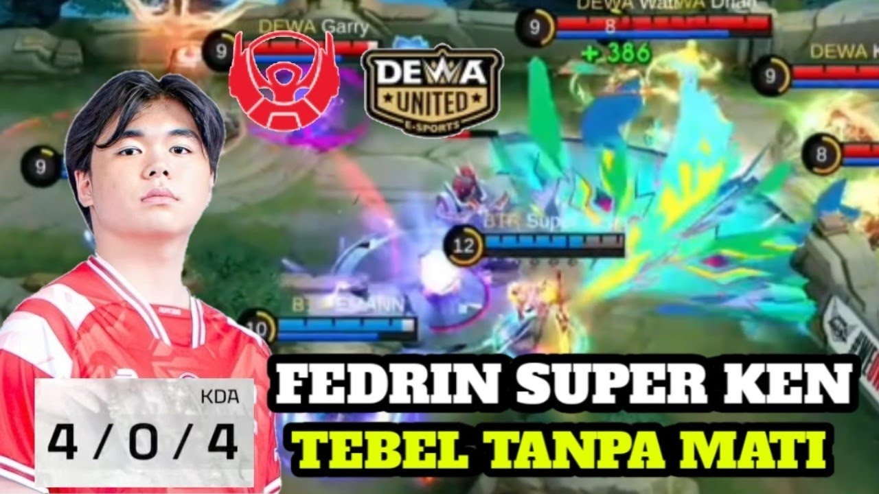 Fedrin Super Ken Tebal Betul - BTR VS Dewa Game 1/3 MPL ID S13 - YouTube