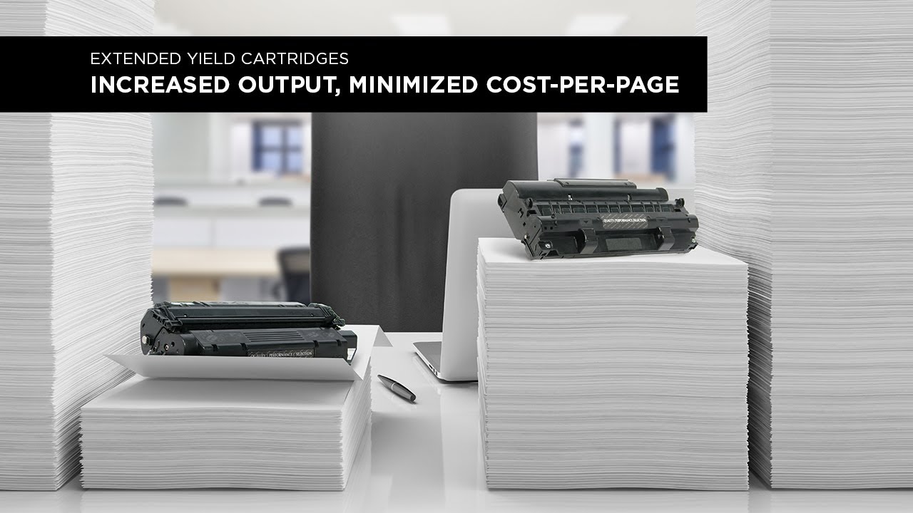 Extended Yield Print Cartridges - YouTube