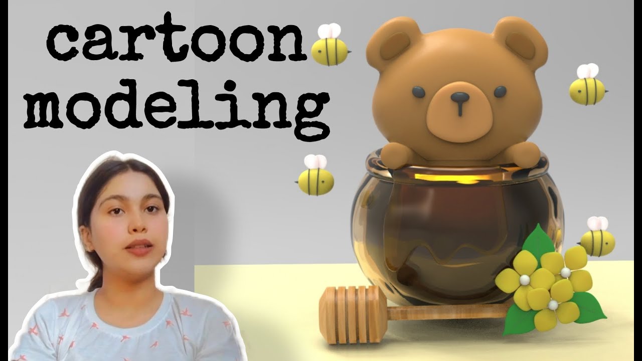 Cartoon modeling in MAYA - YouTube