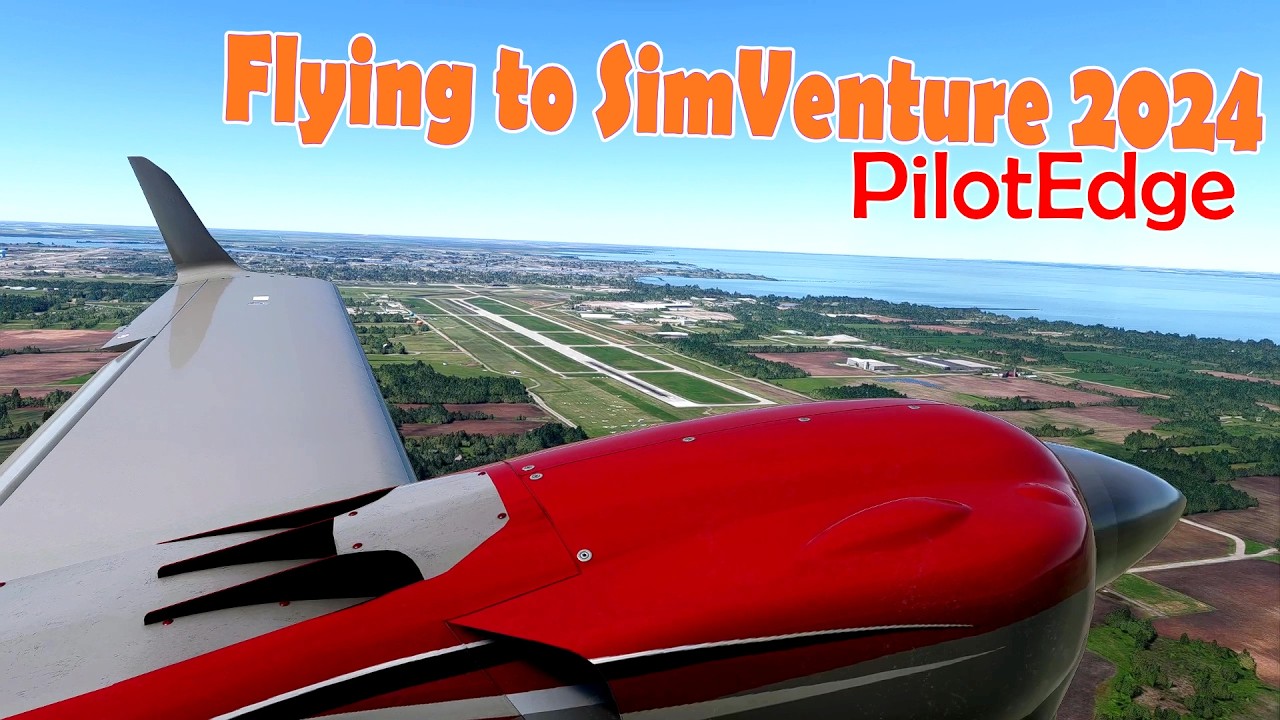 Flying to SimVenture 2024 on PilotEdge - YouTube