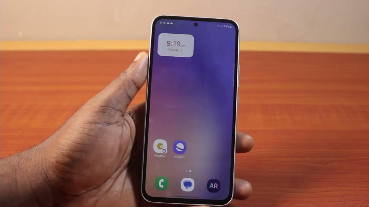 How to Add Clock Widget on Android Home Screen - YouTube
