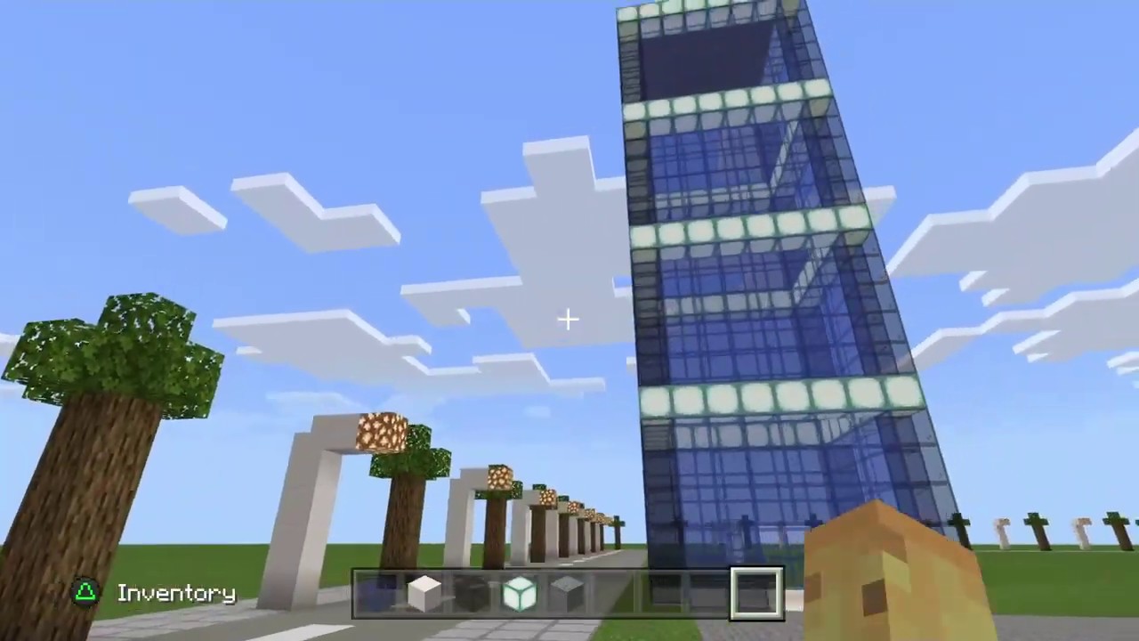 How to make a simple skyscraper in Minecraft - YouTube