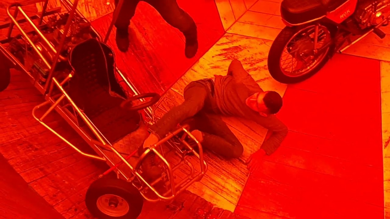 Wall of Death go kart accident/crash - YouTube