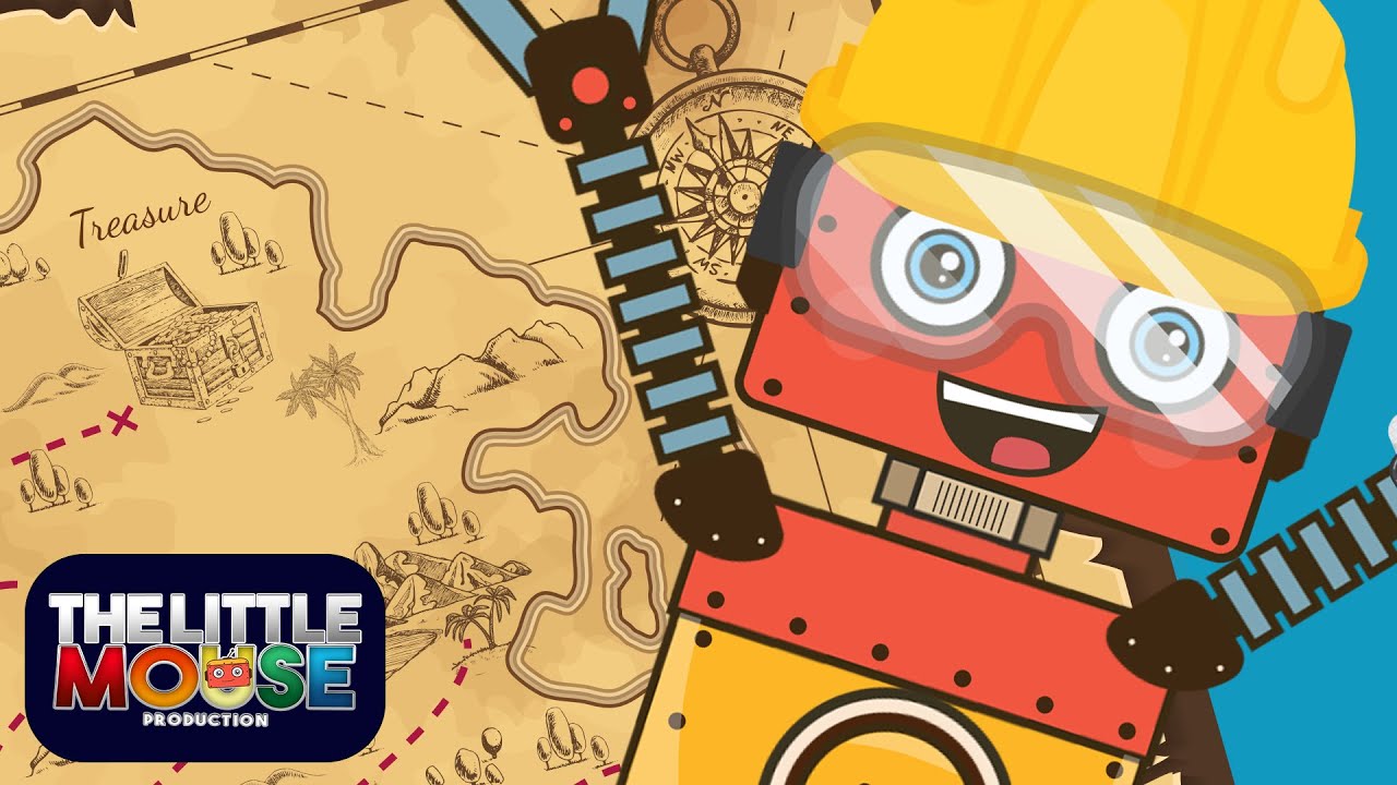 🚜 Excavator Adventure "Digging for treasure"🚜| Stories and Adventures ...