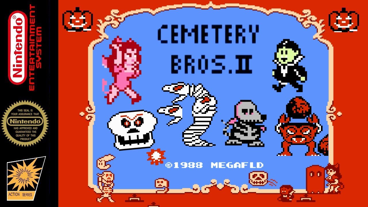 Cemetery Bros. 2 - Hack of Super Mario Bros. 2 [NES] - YouTube