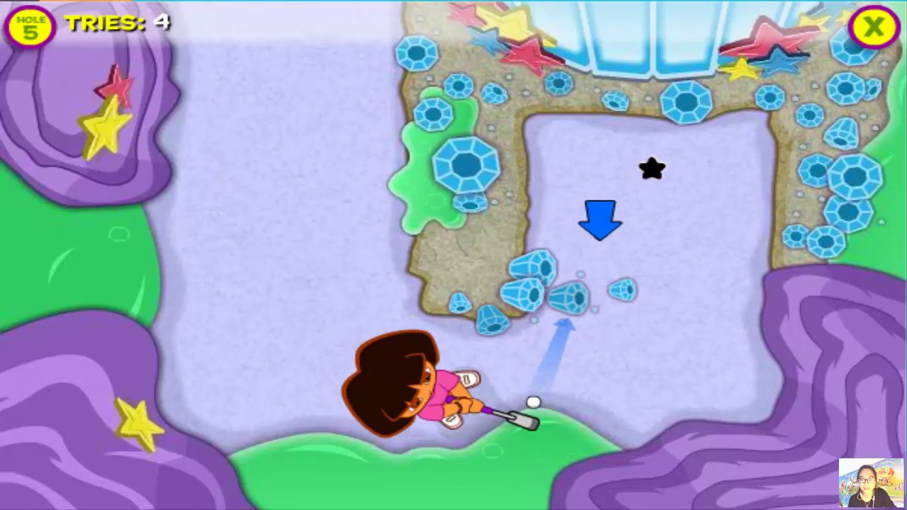 Dora's Star Mountain Mini Golf - Dora Adventure Game - YouTube