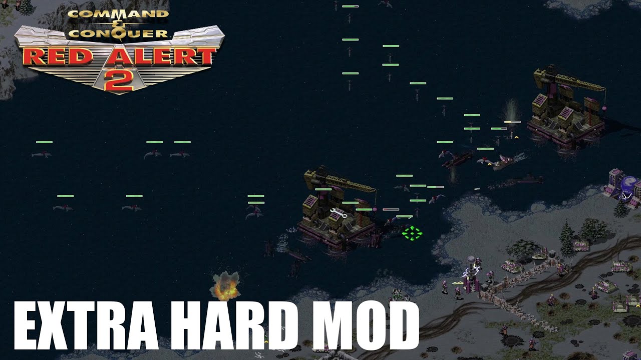 Red Alert 2 | Extra Hard Mod | Dolphins are very useful! - YouTube