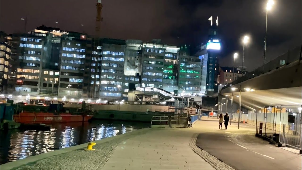 Stockholm Walks: the new bridge Östra Lågbron. First time walk. Old ...